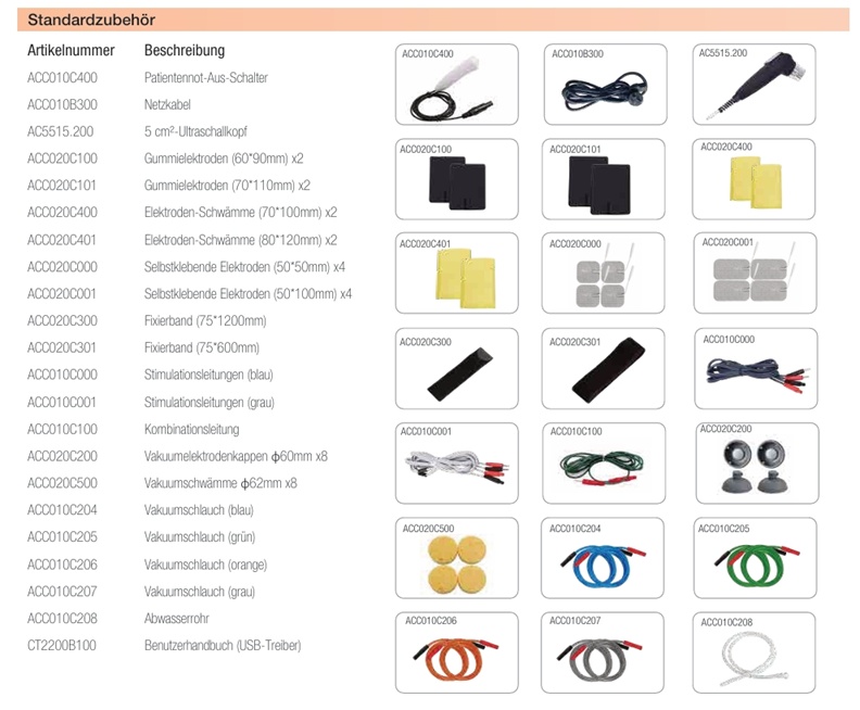 Nu-Tek ComboRehab CT2200 Ultraschall-Elektrotherapie-Vaco